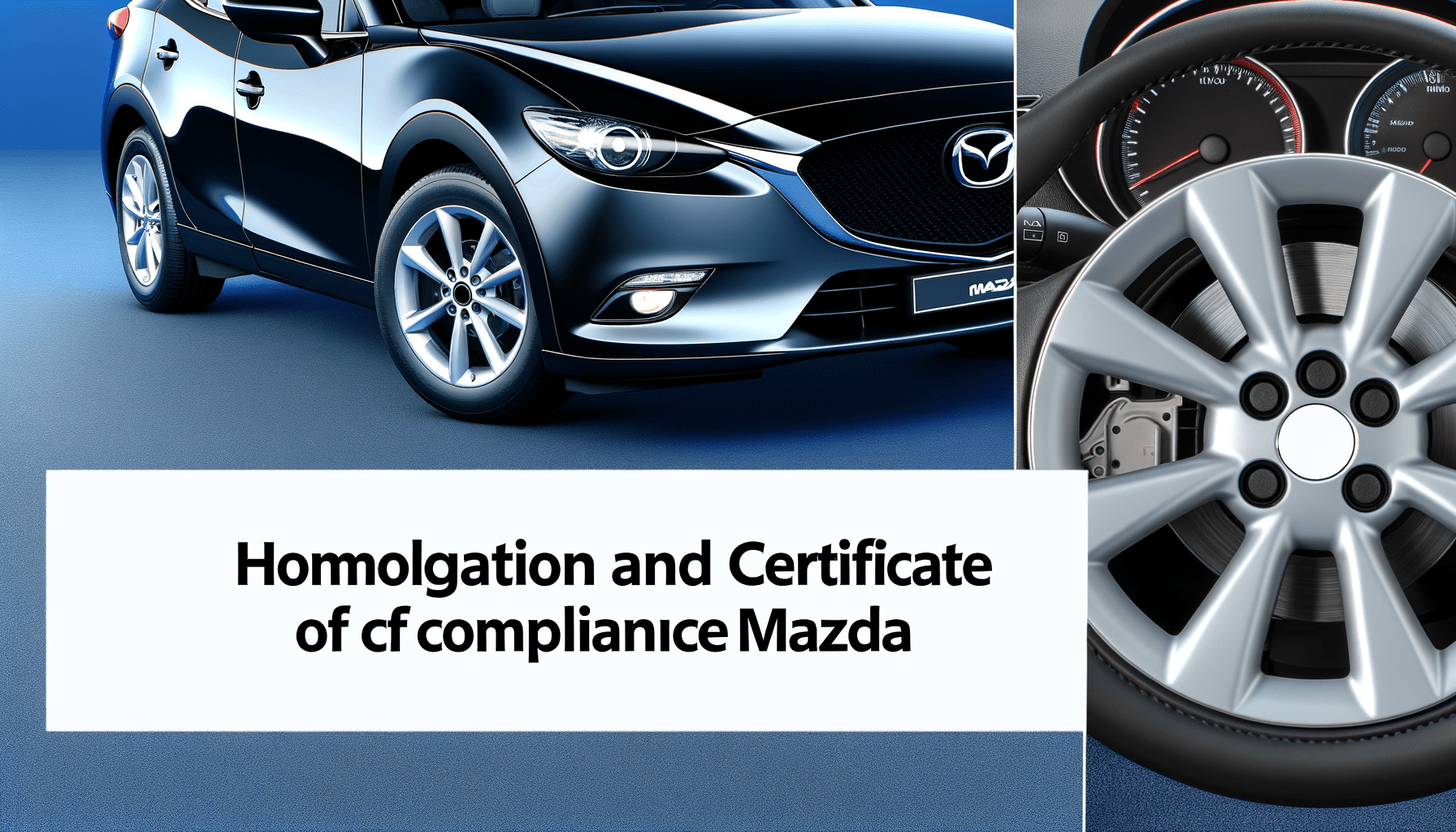 Homologation et certificat de conformité Mazda - Cocauto