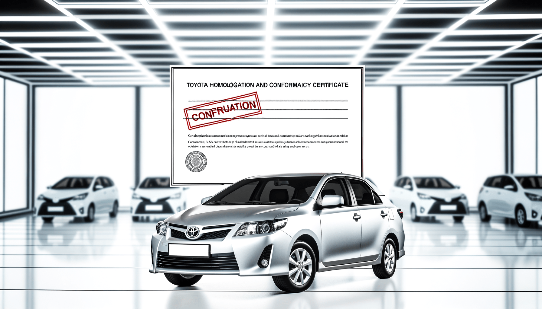 Homologation et certificat de conformité Toyota - Cocauto