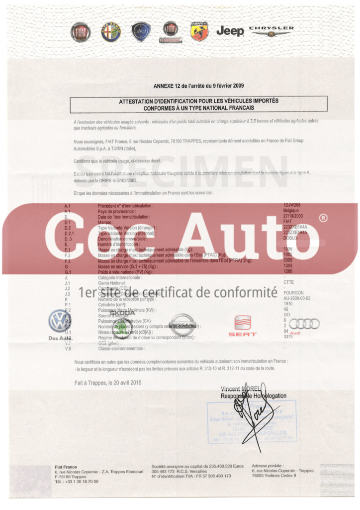 Est-ce que le COC est obligatoire ? - Cocauto