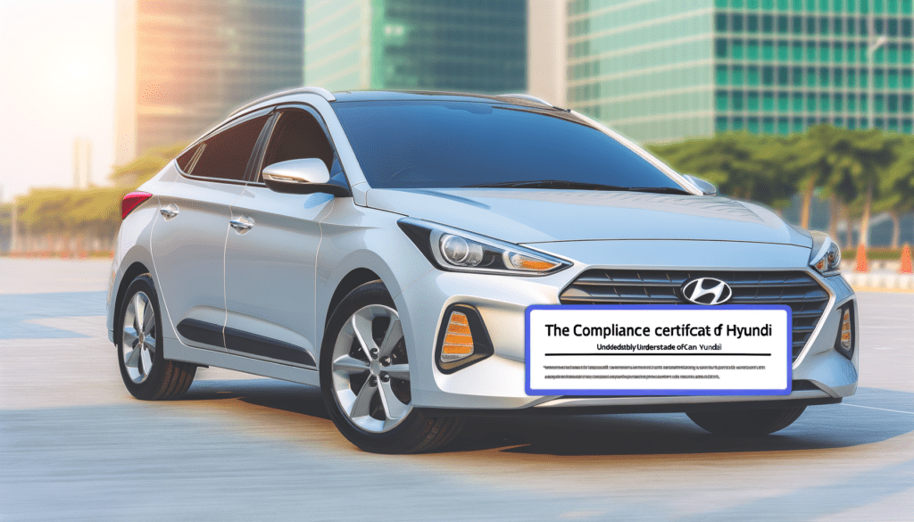 Le certificat de conformité Hyundai - Cocauto
